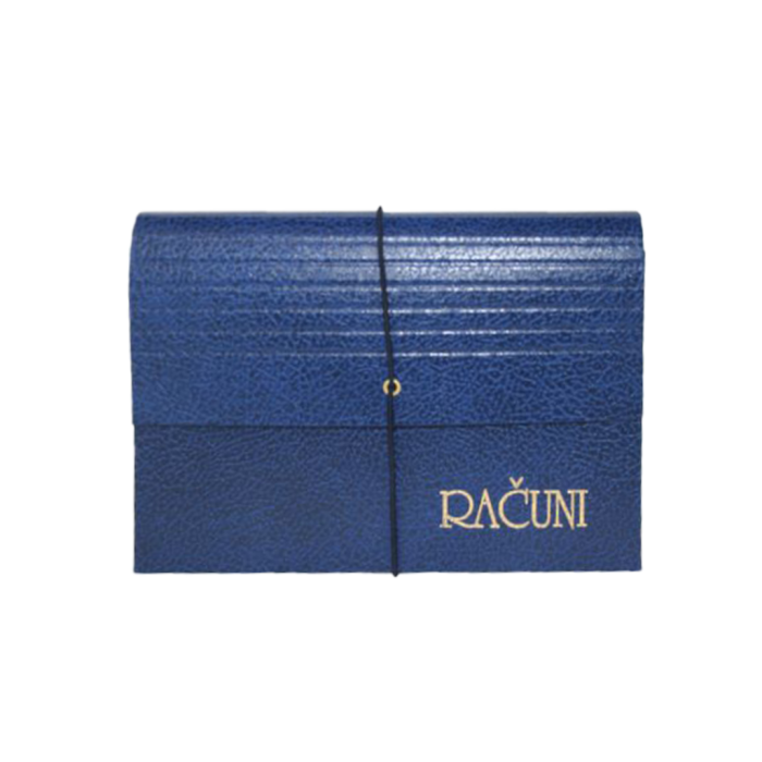 Mapa sortirna harmonika A5 MRL za račune RAČUNI - Spletna trgovina Hartis